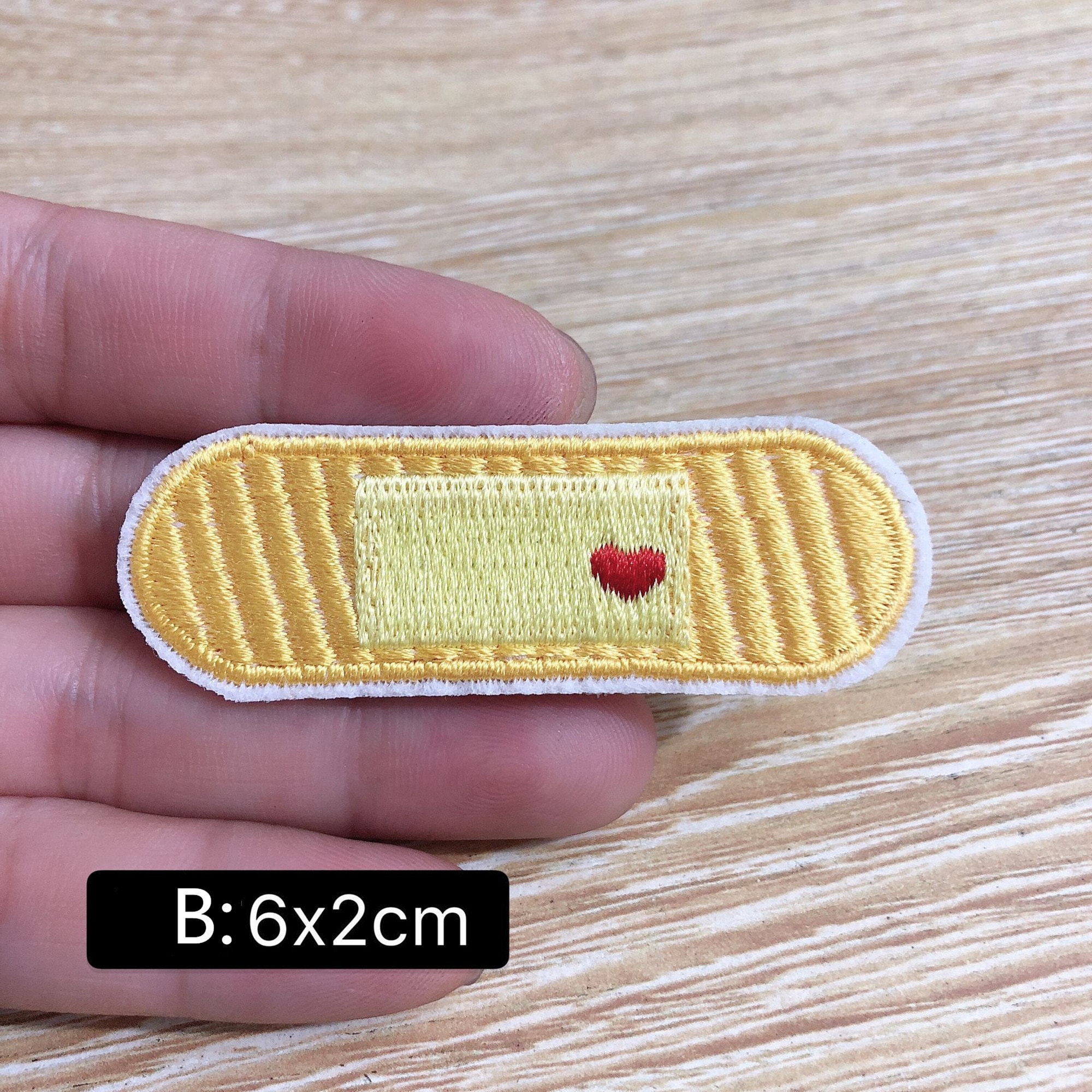 Bandage Patch Band-aid Applique Bandage Embroidery Love - Etsy