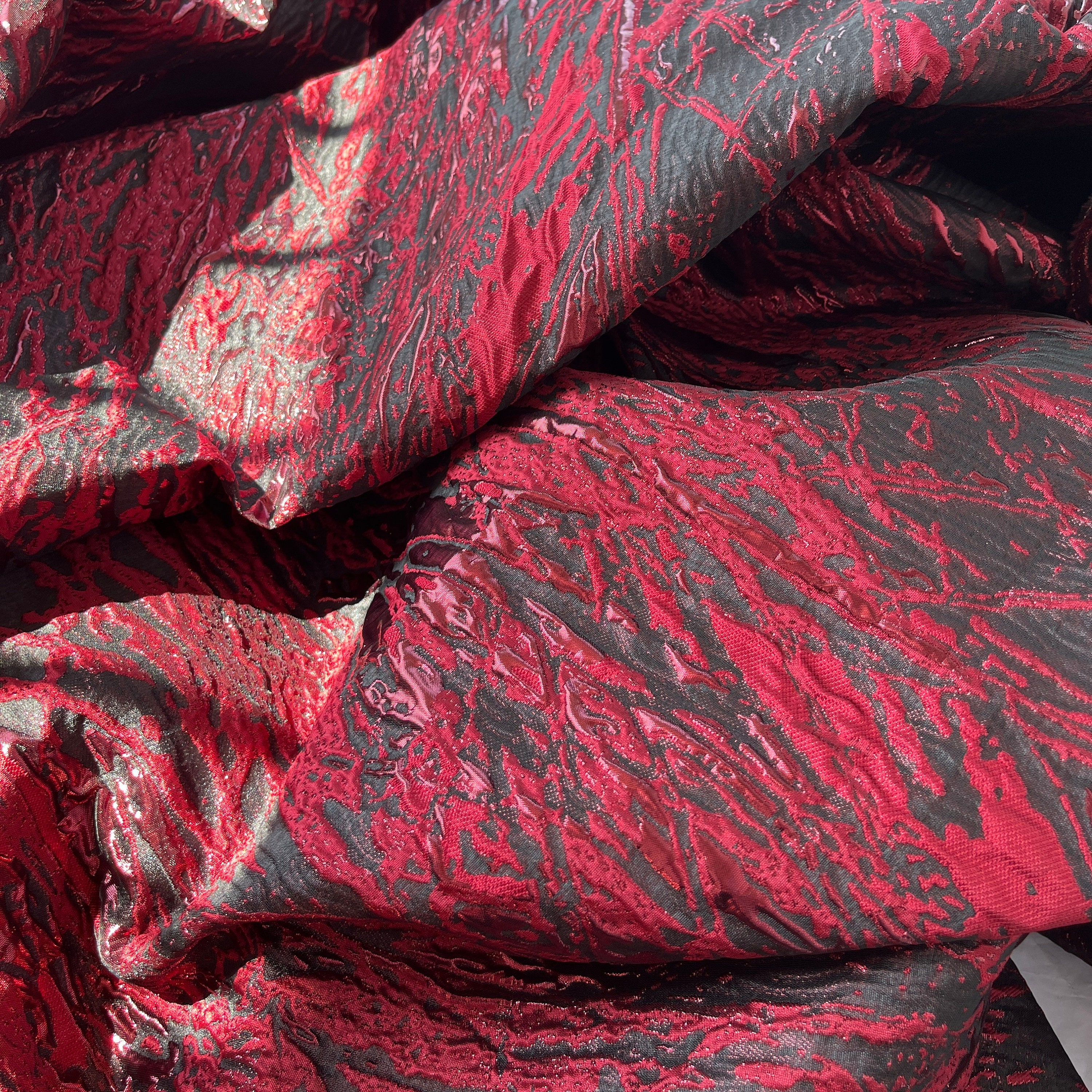 55" Wide Embossed Metallic Brocade Shimmer Vintage Texture Relief ...