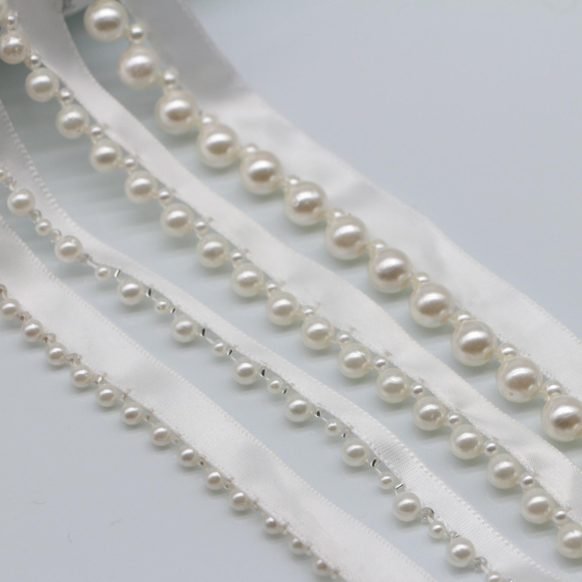 Pearl Trim, Pearl Ribbon, Pearl Sewing Lace Trim, Pearl Trimming ...