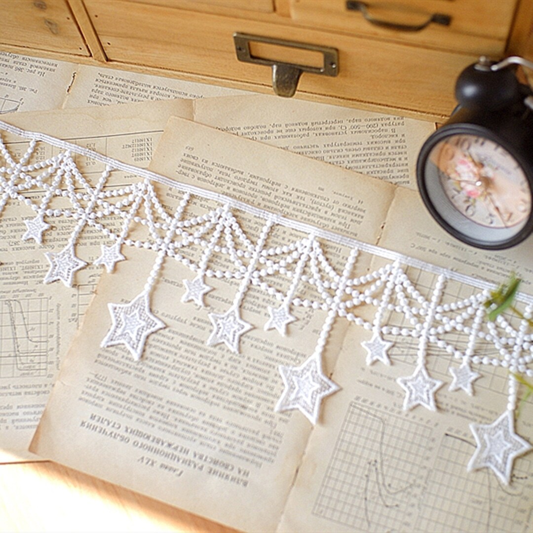 11 Colors Star Lace Trim, Star Tassel Lace, Star Fringe Trim ...