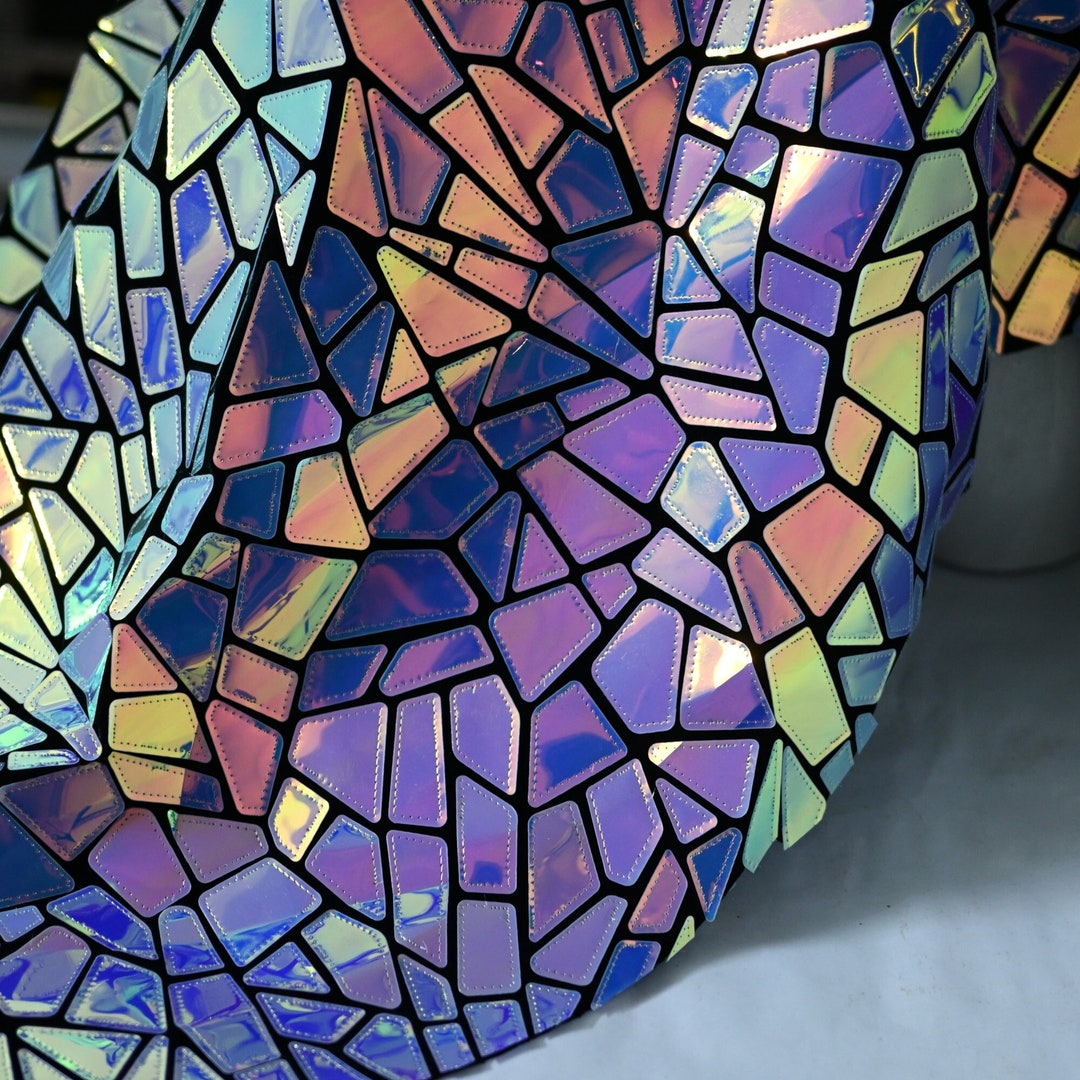 Mirror Ombre Sequin Reflection Fabric, Stretch Velvet Sequins Fabric ...