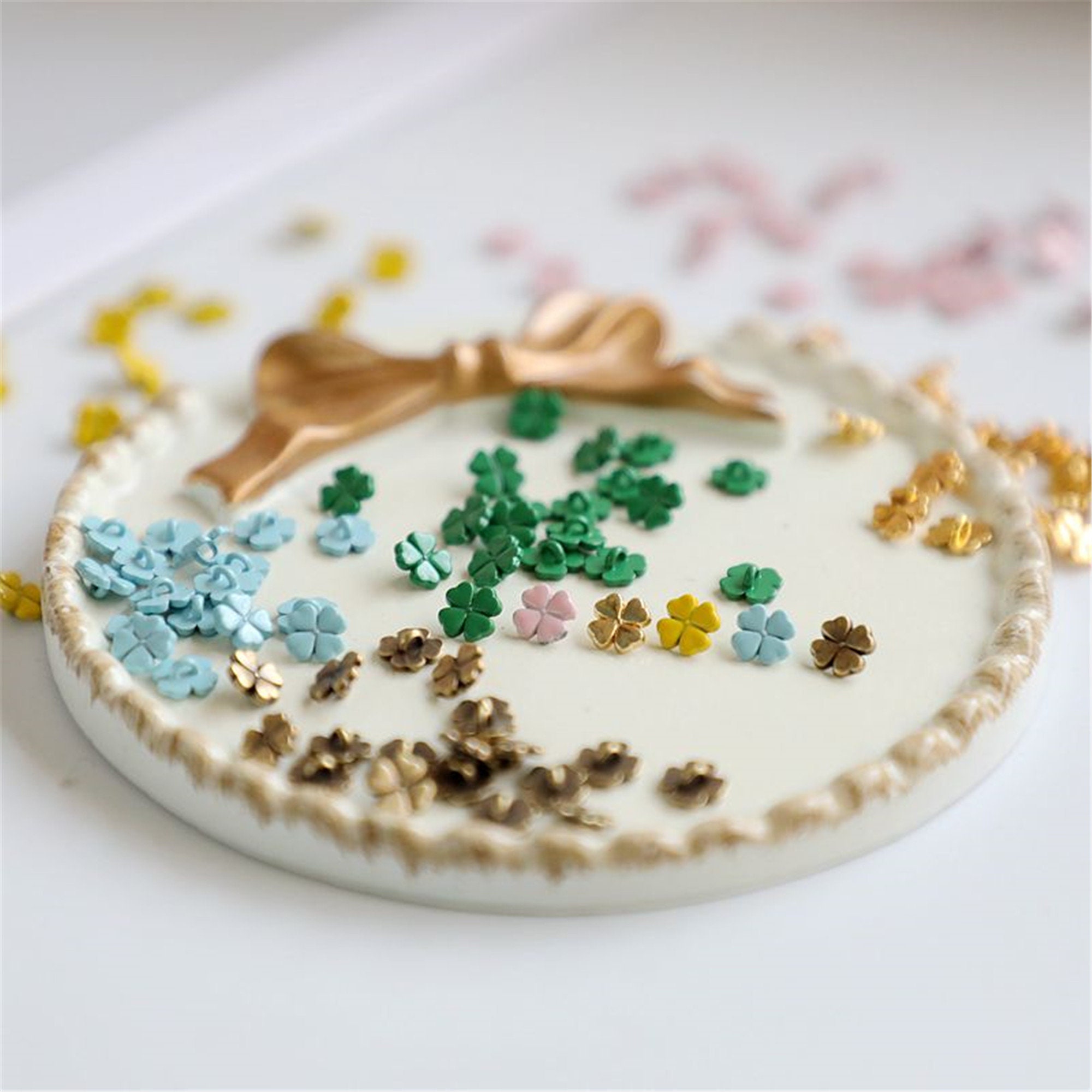 6mm Mini Four-leaf Clover Shank Buttons DIY Metal Shank - Etsy