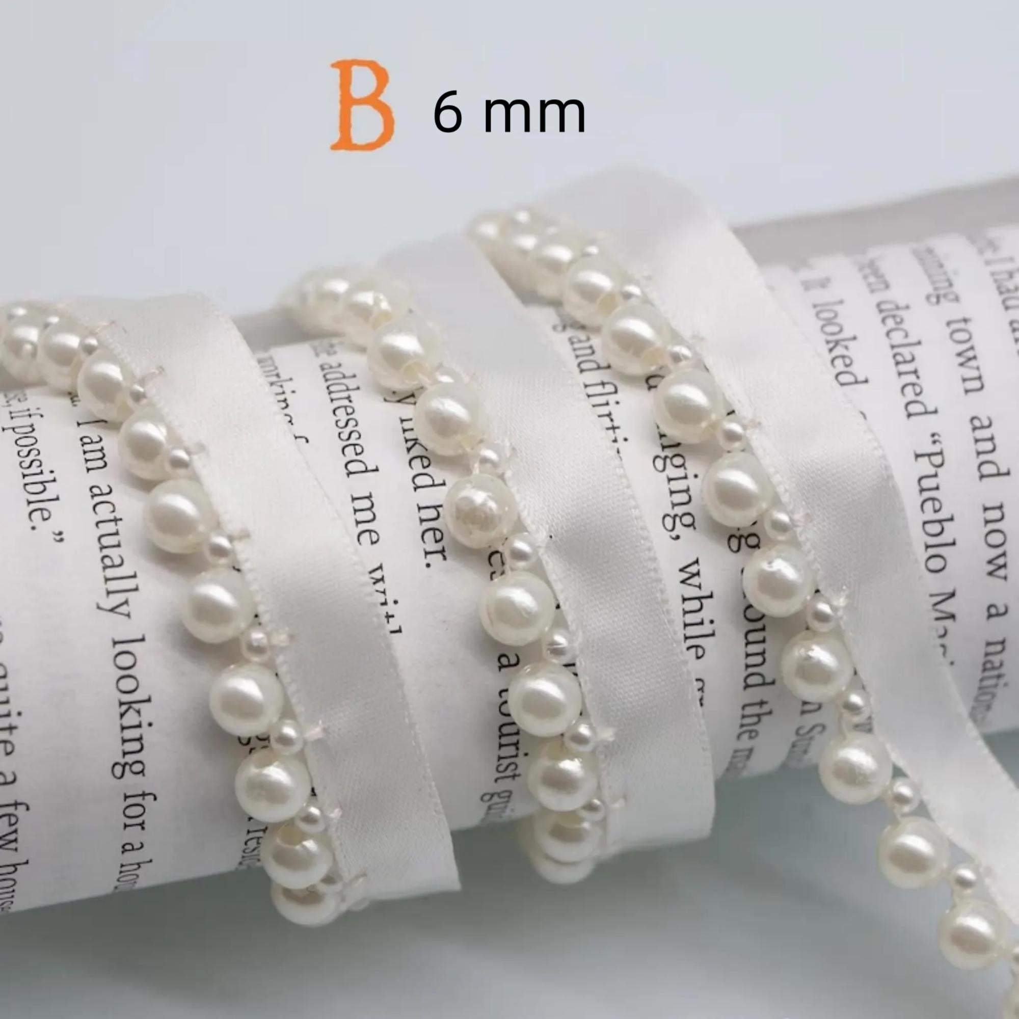 Pearl Trim, Pearl Ribbon, Pearl Sewing Lace Trim, Pearl Trimming ...