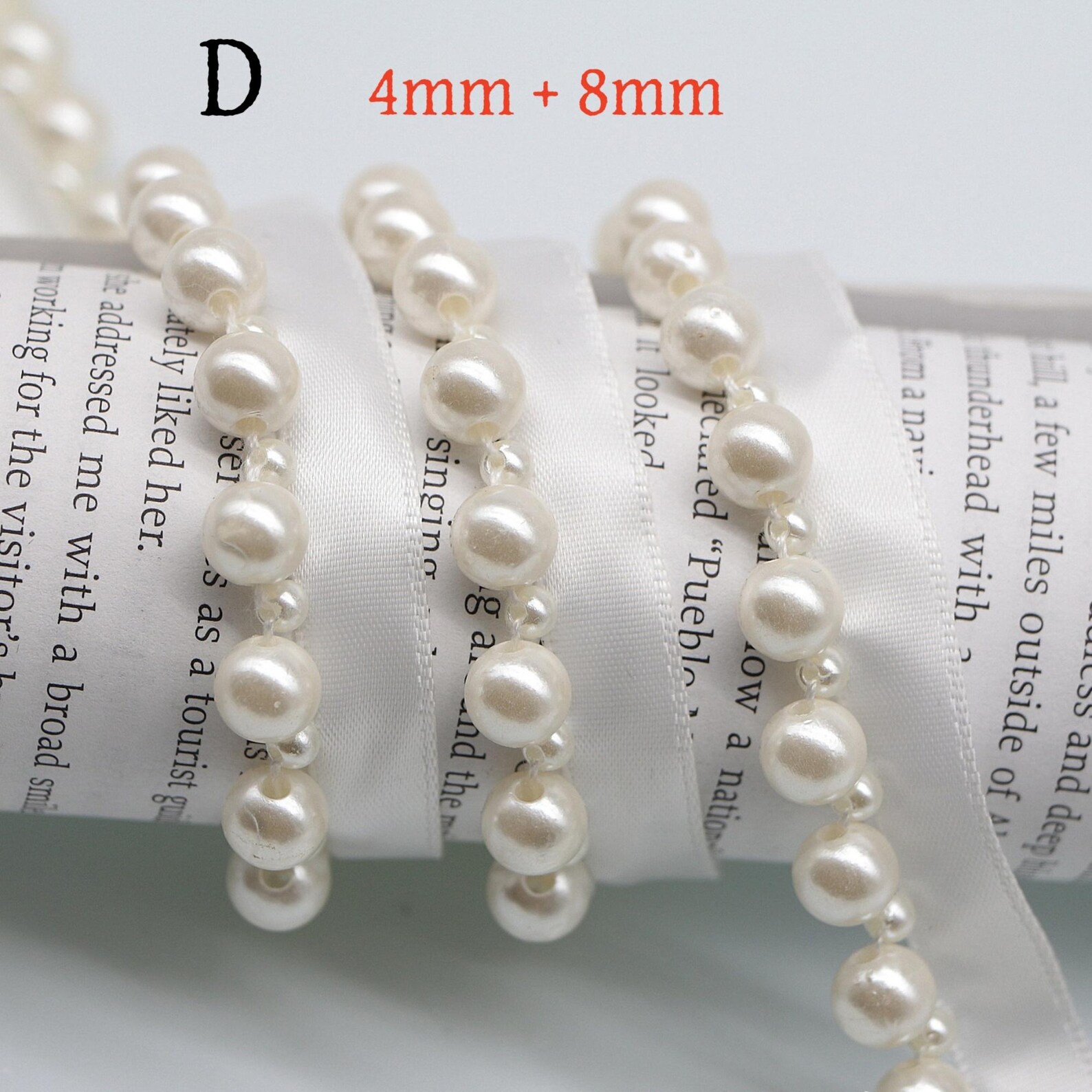 Pearl Trim, Pearl Ribbon, Pearl Sewing Lace Trim, Pearl Trimming ...