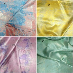 Luxury Metallic Gilding Embroidery Fabric, Designer Fabric, for Evening ...