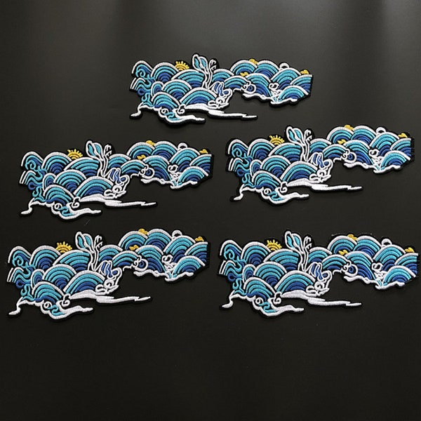 Wave Applique - Etsy