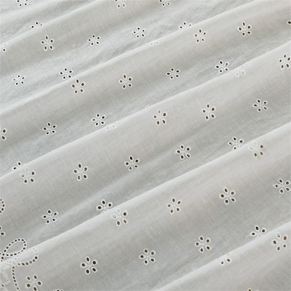 Cotton Eyelet Fabric - Etsy