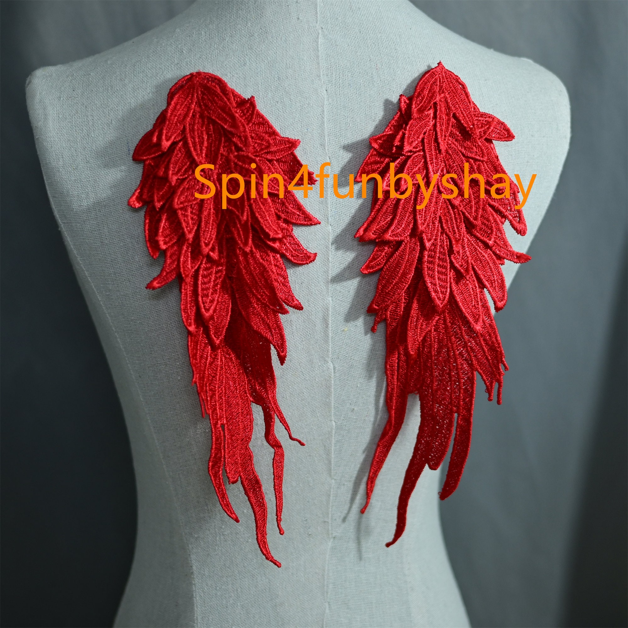 3D Layered Angel Wings Lace Applique Sew on Wings Feather - Etsy