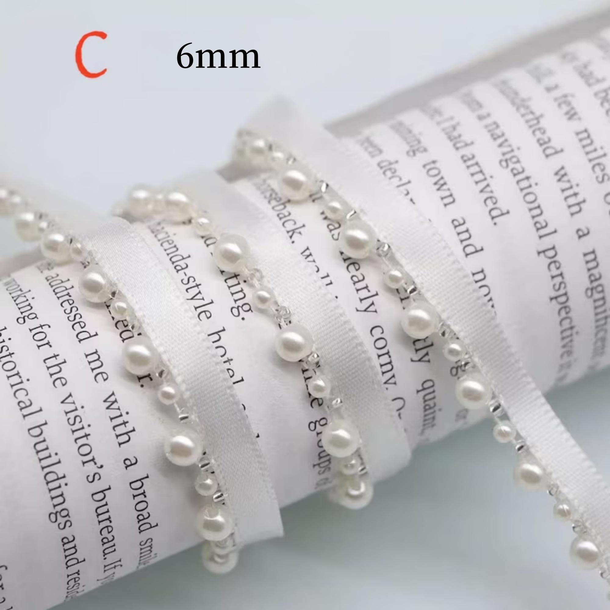 Pearl Trim, Pearl Ribbon, Pearl Sewing Lace Trim, Pearl Trimming ...