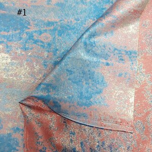 Luxury Metallic Gilding Embroidery Fabric, Designer Fabric, for Evening ...