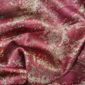 Luxury Metallic Gilding Embroidery Fabric, Designer Fabric, for Evening ...