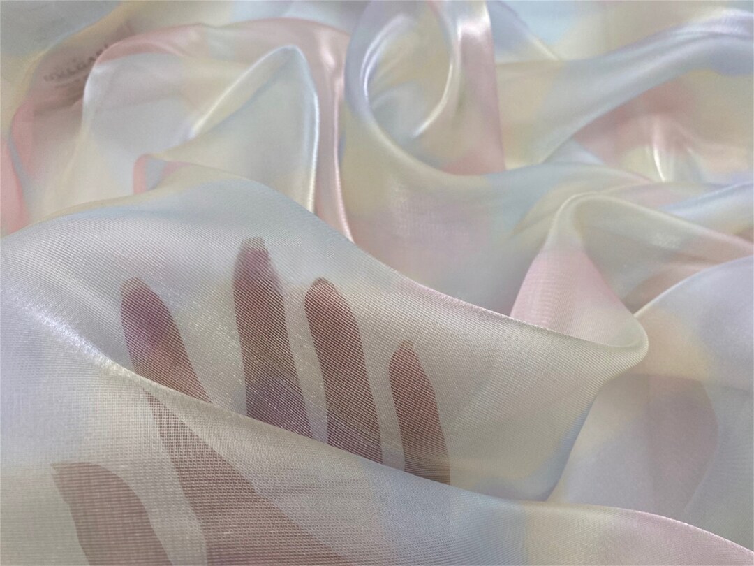 Ombre Organza Fabric, Rainbow Organza Fabric, Illusion Gradient Organza ...