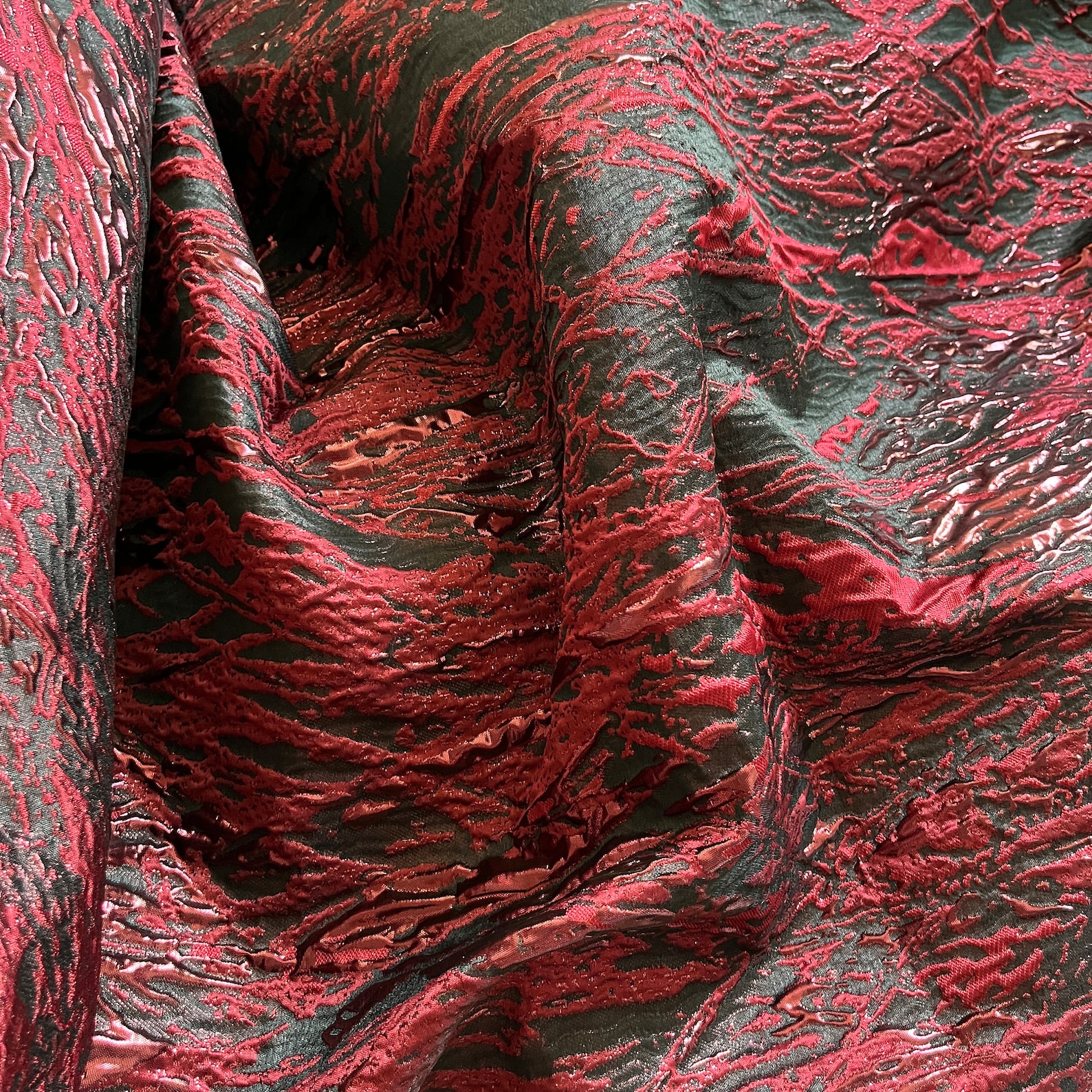 55" Wide Embossed Metallic Brocade Shimmer Vintage Texture Relief ...