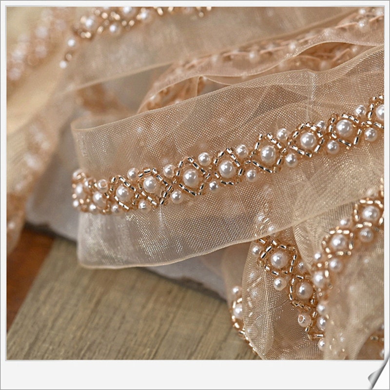 Champagne Beaded Dress - Etsy UK