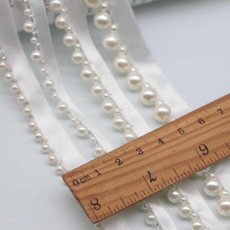 Pearl Trim, Pearl Ribbon, Pearl Sewing Lace Trim, Pearl Trimming ...