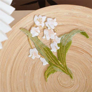 Beautiful Flower Patch, Lily of the Valley Sew on Patch, Bouquet Floral ...