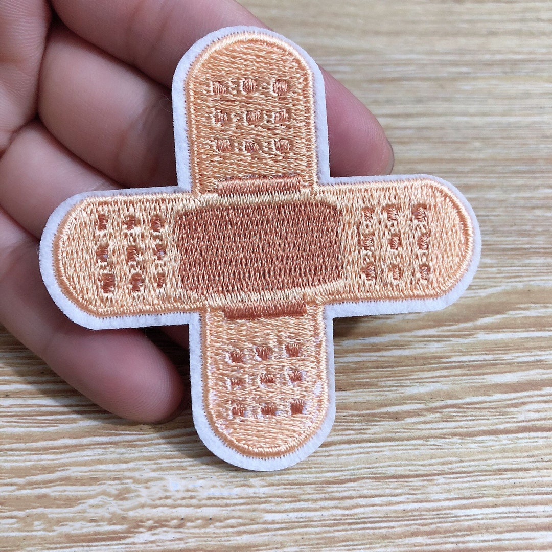Bandage Patch, Band-aid Applique, Bandage Embroidery Love Heart, Sew on ...