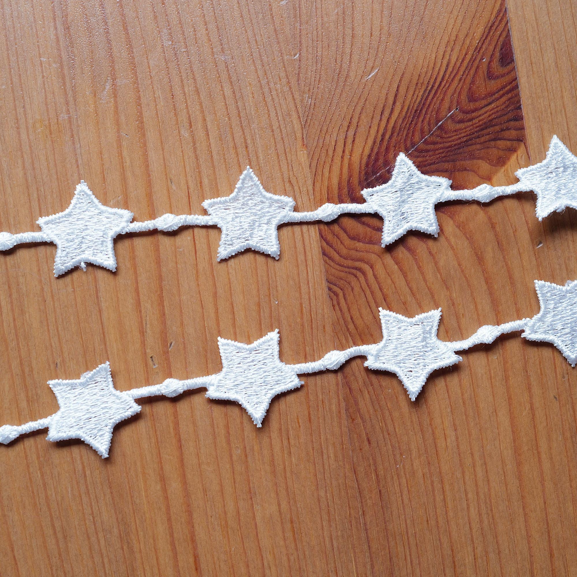 Exquisite Star Lace Trim, Tassel Lace, Snowflake Lace Trim, off White ...