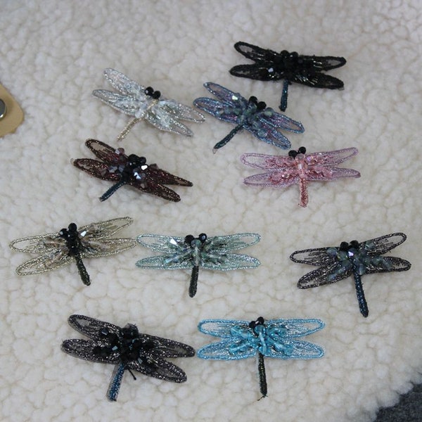 Dragonfly Embroidery - Etsy