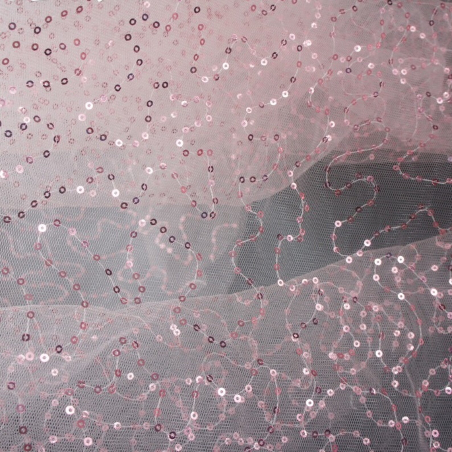 Sequins Mesh Lace Fabric, Sheer Mesh Tulle Fabric With Sequins, Wedding ...