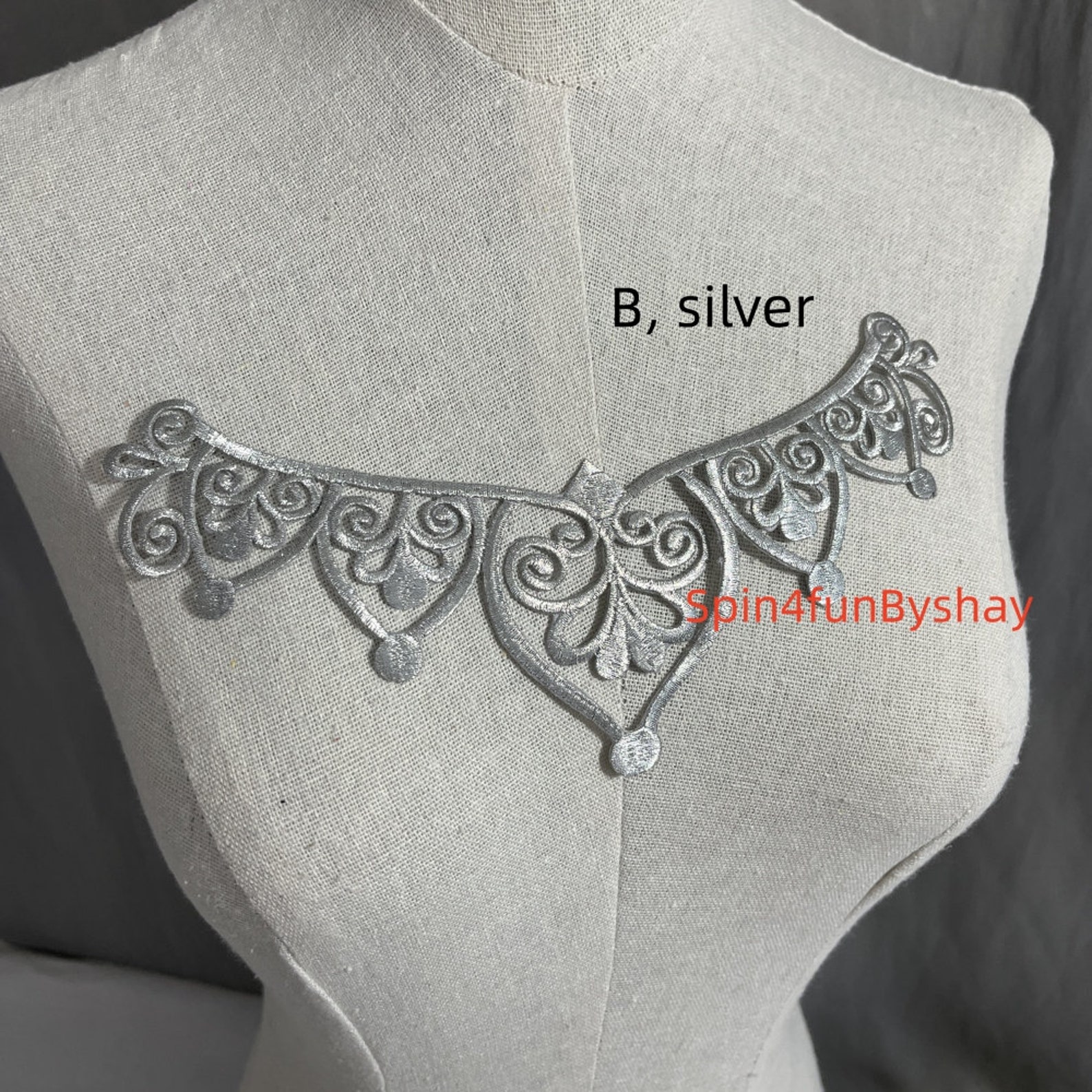 Gold Thread Lace Applique, Vintage Embroidery Baroque Style Iron on ...