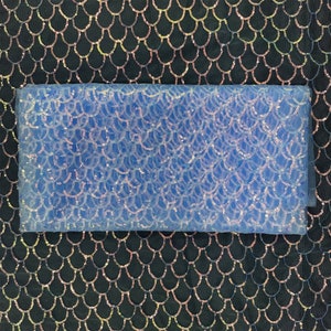 Sequin Fabric, Iridescent Colors Sequin Fish Scale Embroidery Fabric ...