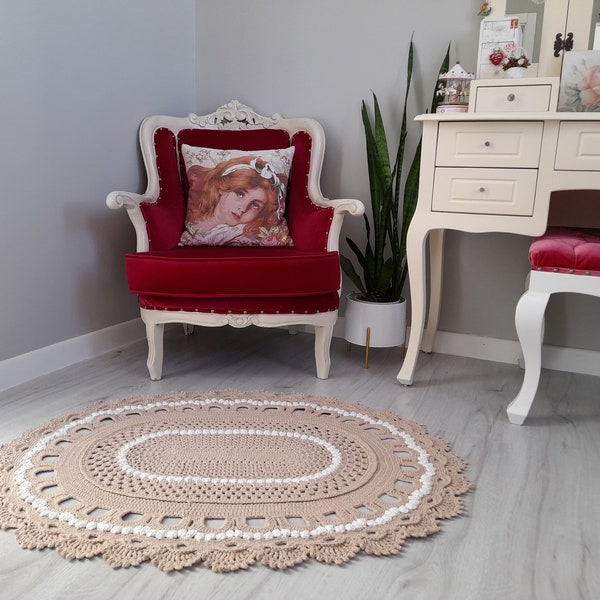 Crochet Rope Rug - Etsy