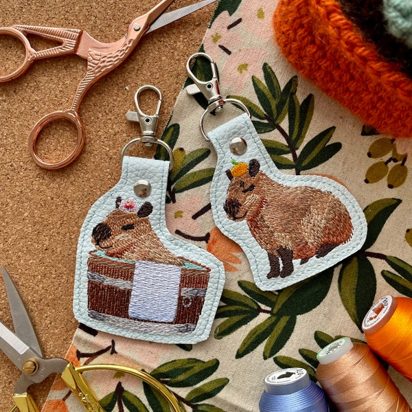 Capybara Keychains - Etsy