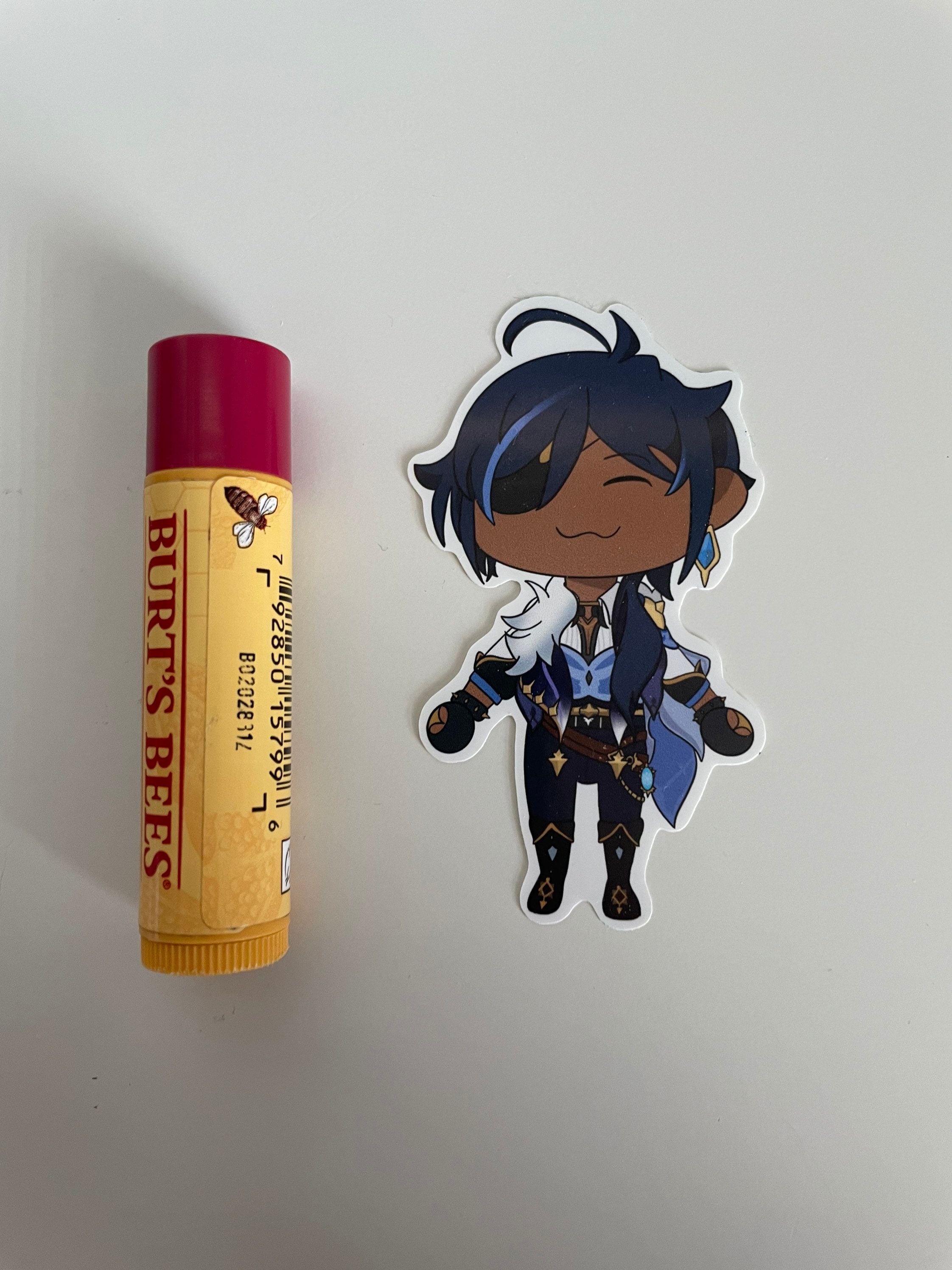 Genshin Impact Chibi Kawaii Waterproof Kaeya Sticker - Etsy