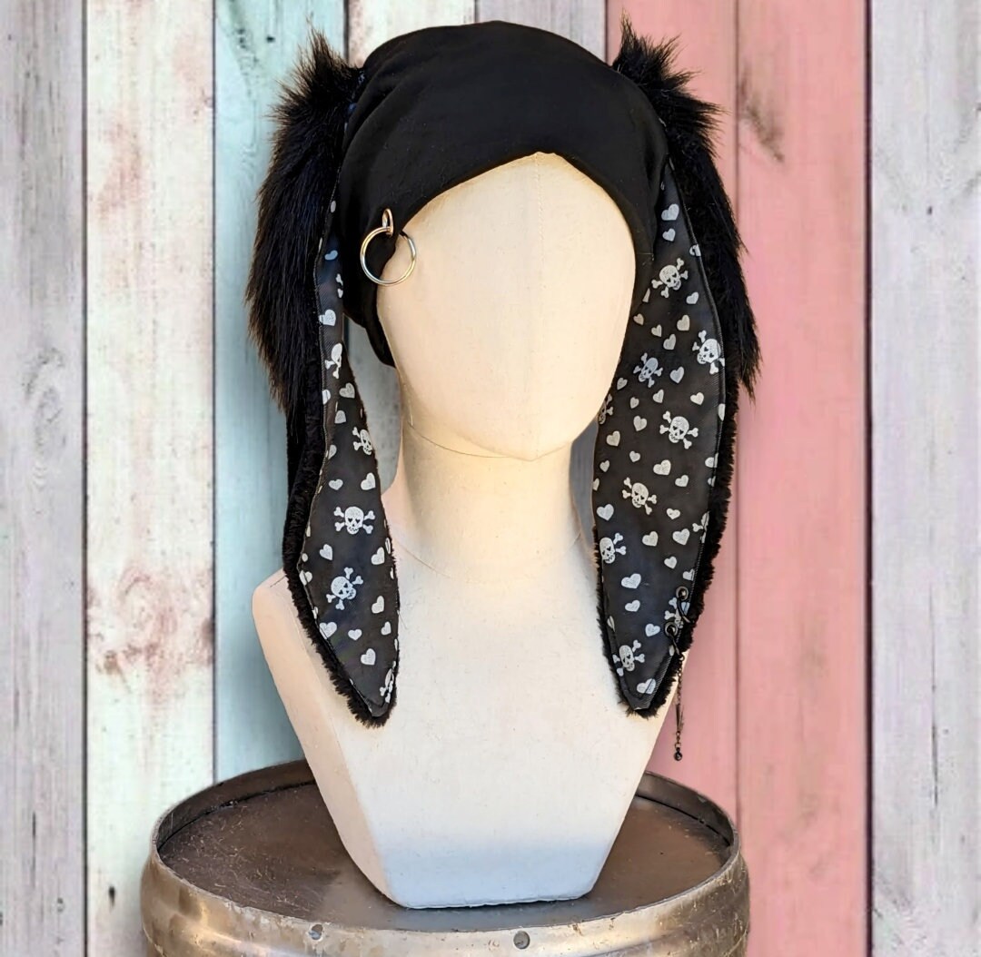 Wool Hat With Rabbit Ears, Long Hat With Ears, Men's Women's Fashion ...