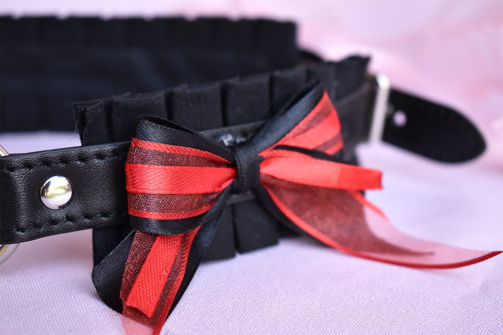 Lace Red Leather Gag Ball Gag for BDSM Kitten Play - Etsy