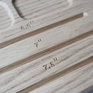 Red Oak Bracelet Bead Board Mala Design Board Personalized Bead Design ...