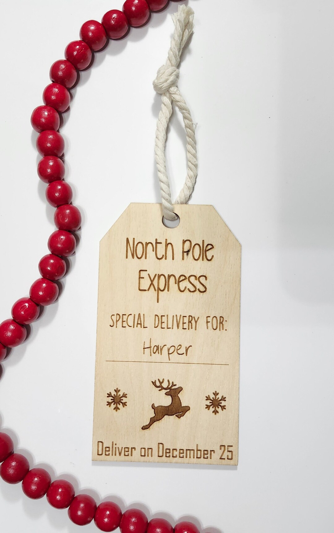 Christmas Gift Tag Personalized Santa Tags for Gifts - Etsy