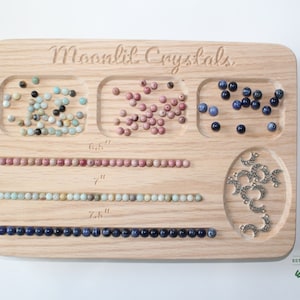 Red Oak Bracelet Bead Board Mala Design Board Personalized Bead Design ...