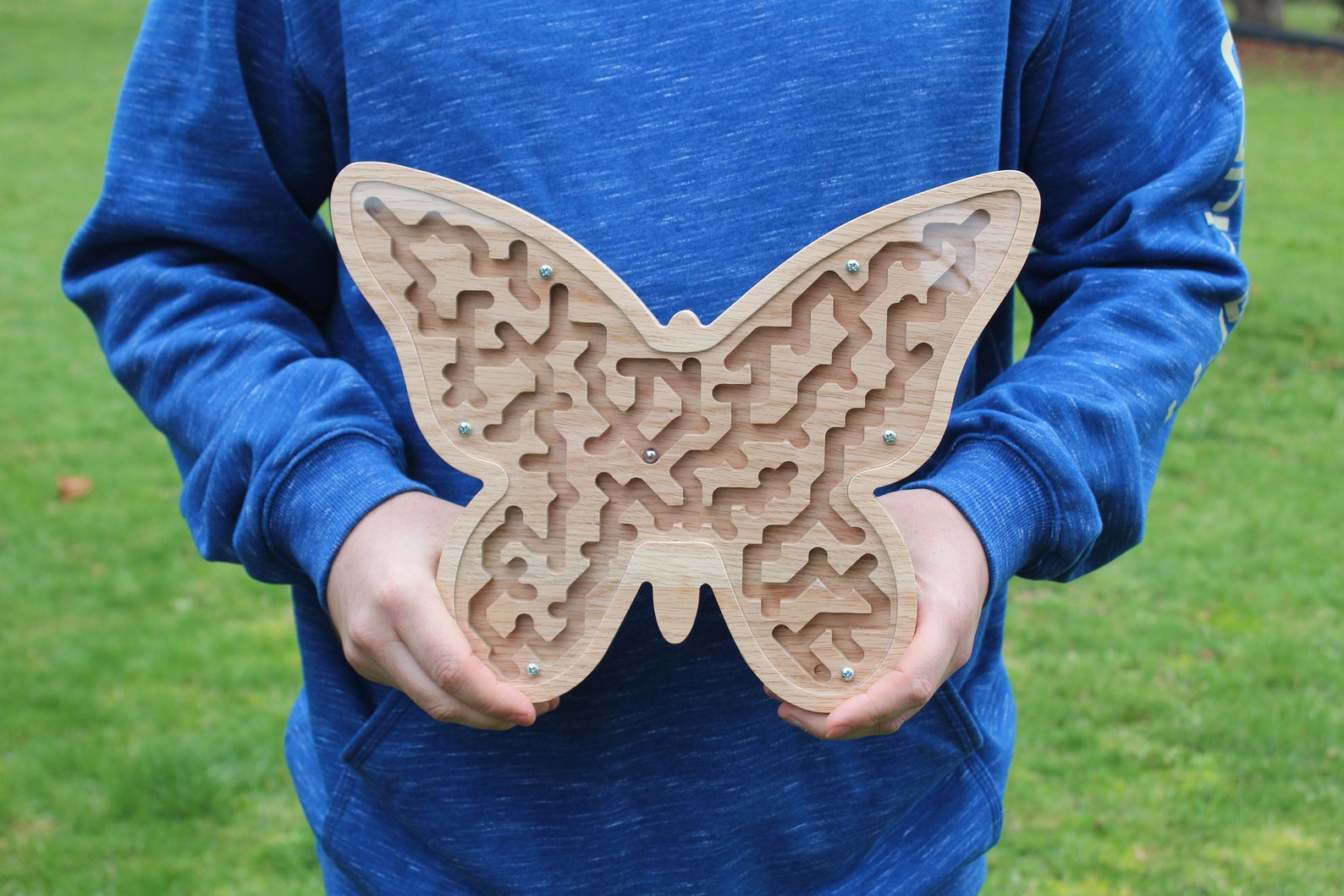 Butterfly Maze Game Kids Wood Game Handmade Puzzle Game for - Etsy