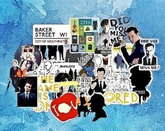 Sherlock Bbc Stickers - Etsy UK