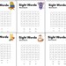 Sight Words Printable, Kid Word Search Puzzles, Worksheet, Kindergarten ...
