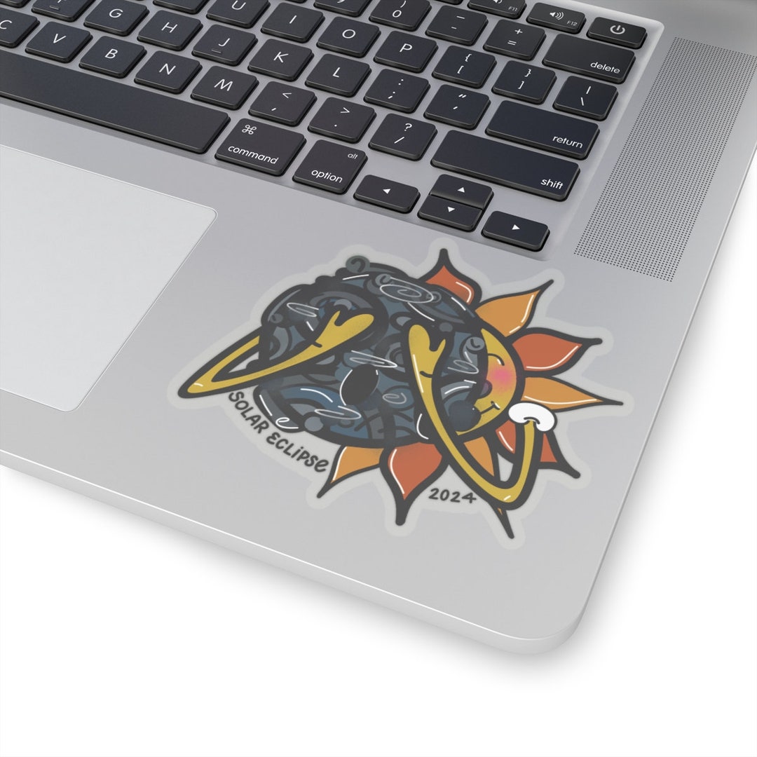 Hide and Seek Solar Eclipse 2024 Kiss-cut Stickers - Etsy