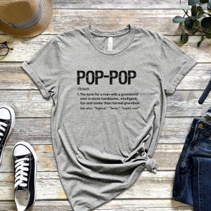 Pop Pop Definition Shirt, Poppop Definition, Pop-pop Defined T-shirt ...