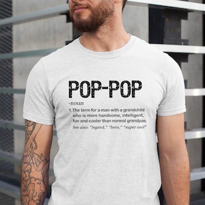 Pop Pop Definition Shirt, Poppop Definition, Pop-pop Defined T-shirt ...