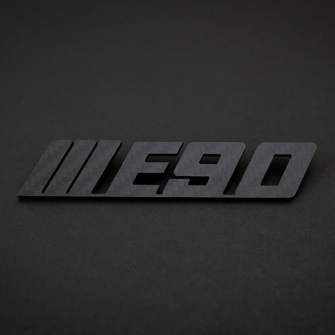 Bmw Carbon Fiber E90 Emblem Gloss & Matte - Etsy