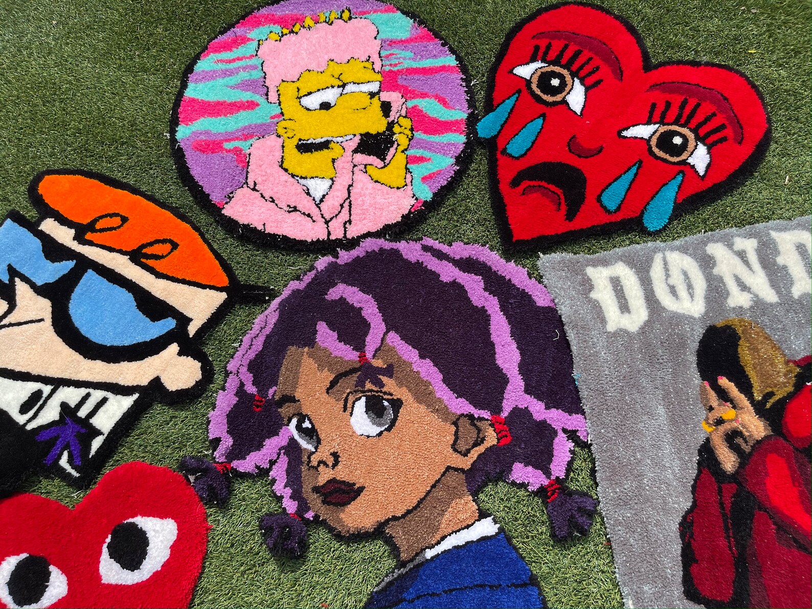 Custom Tufting Your Design any Color / Custom Anime Tufted Rug / 100% ...