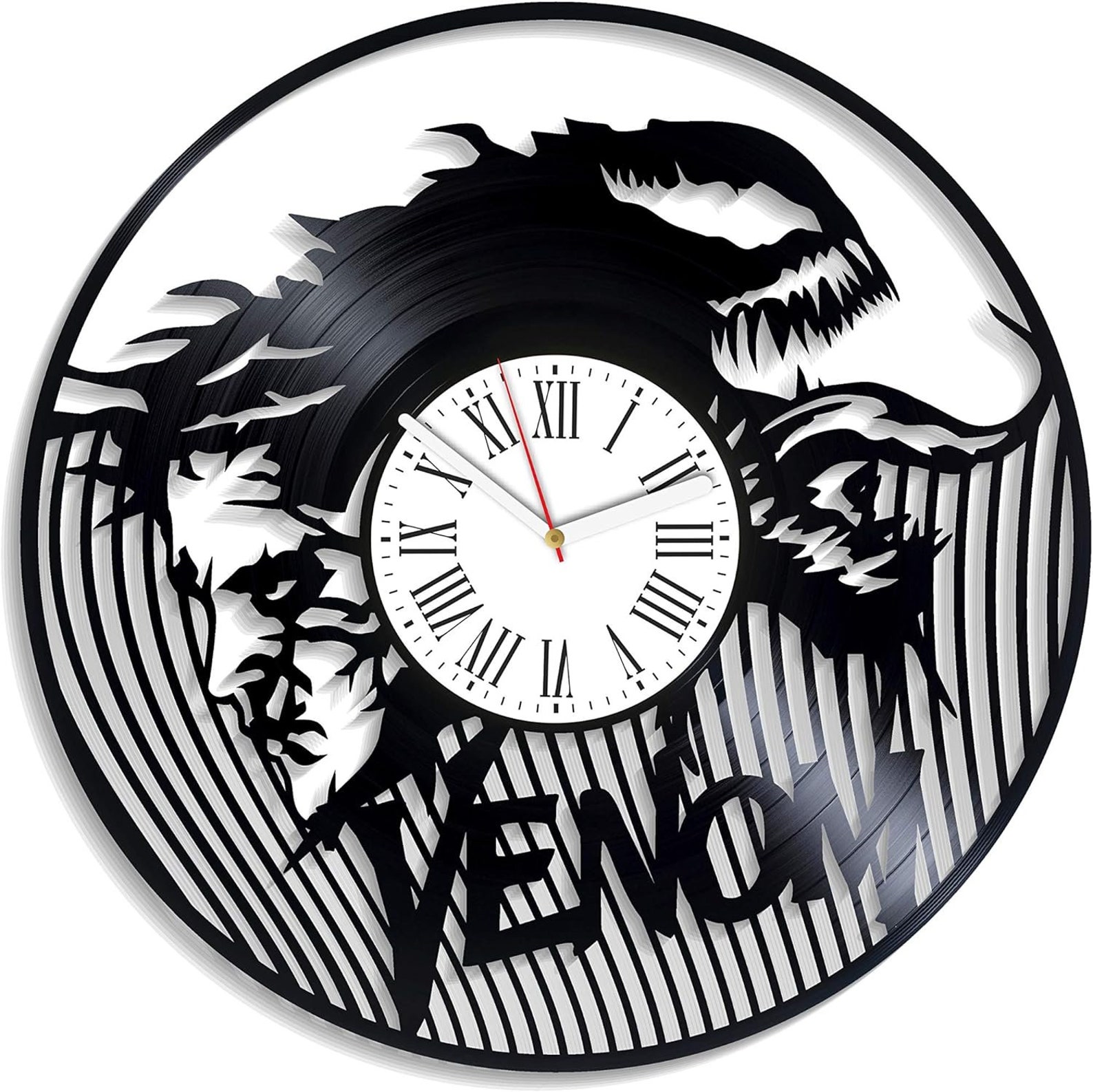 Venom Vinyl Record Clock, Comic Book Characters, Movie Lover Gift, Mens ...