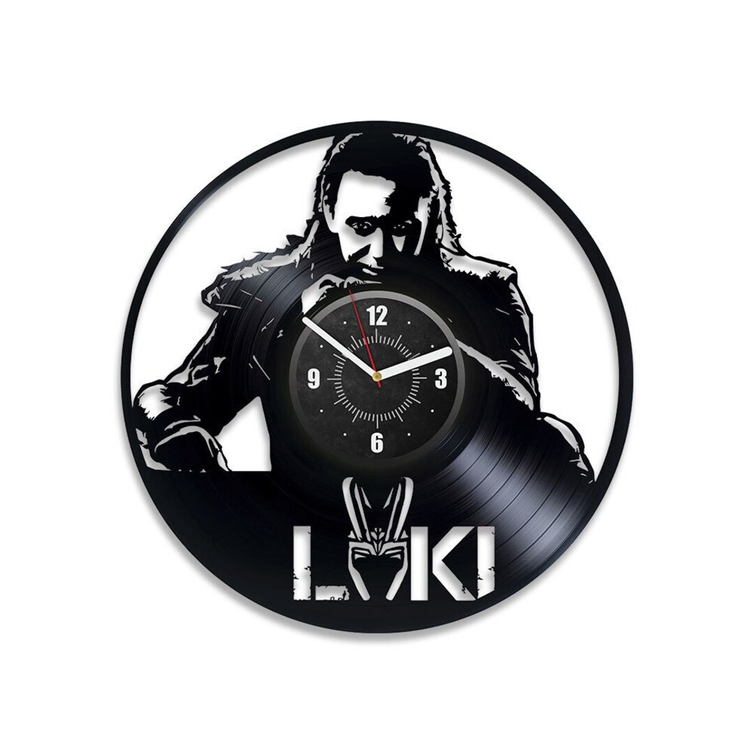 Loki Vinyl Record Large Clock Marvels Gifts for Women Wall Decor for ...