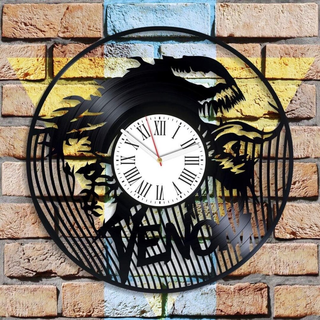 Venom Vinyl Record Clock, Comic Book Characters, Movie Lover Gift, Mens ...