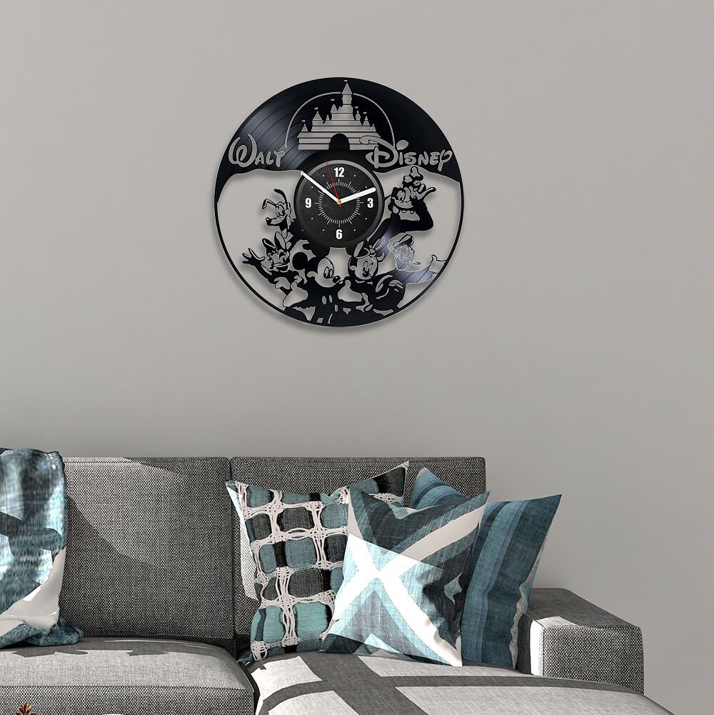 Mickey Mouse and Friends Vinyl Record Cute Wall Clock - Etsy