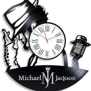 Michael Jackson Vinyl Record Clock, King of Pop, Music Lover Gifts ...