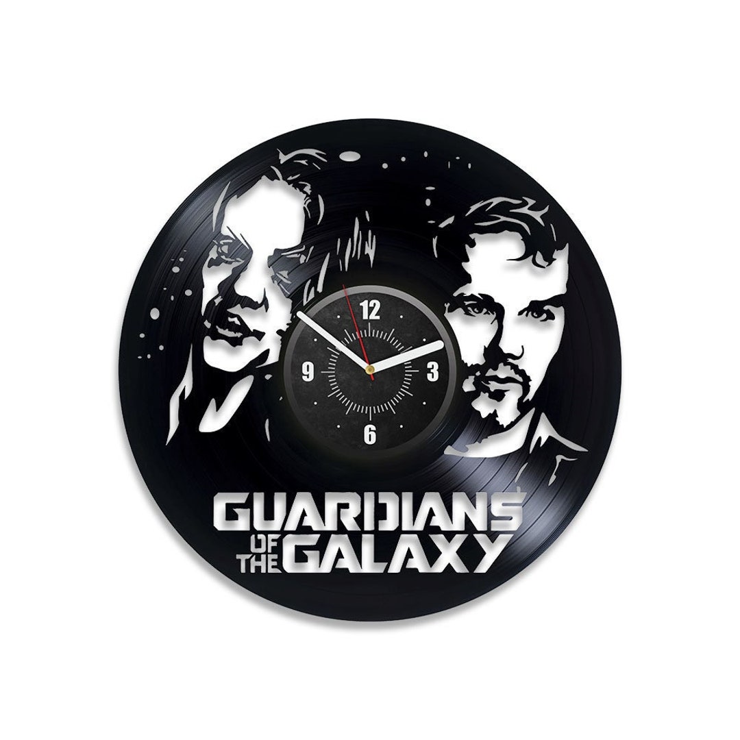 Guardians of the Galaxy Vinyl Record Large Wall Clock Marvel - Etsy