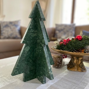 Green Marble Tree, Marble Christmas Tree, Living Room Decoration ...