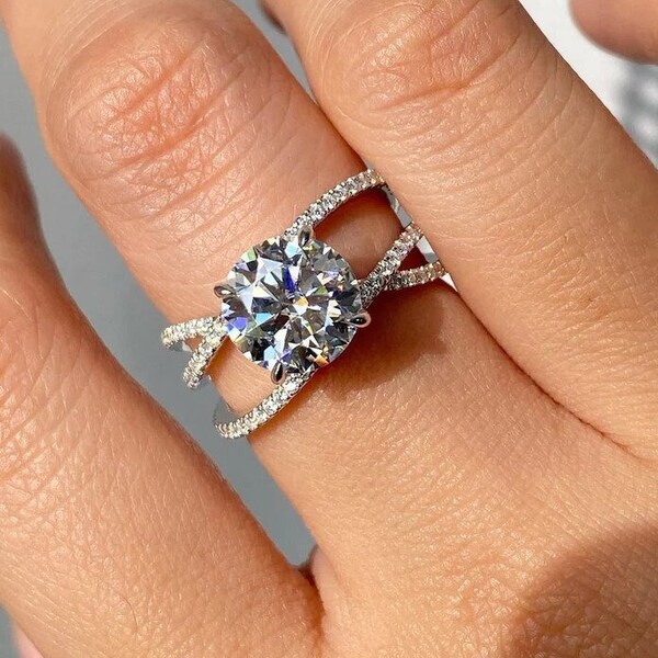 Overlapping Ring - Etsy